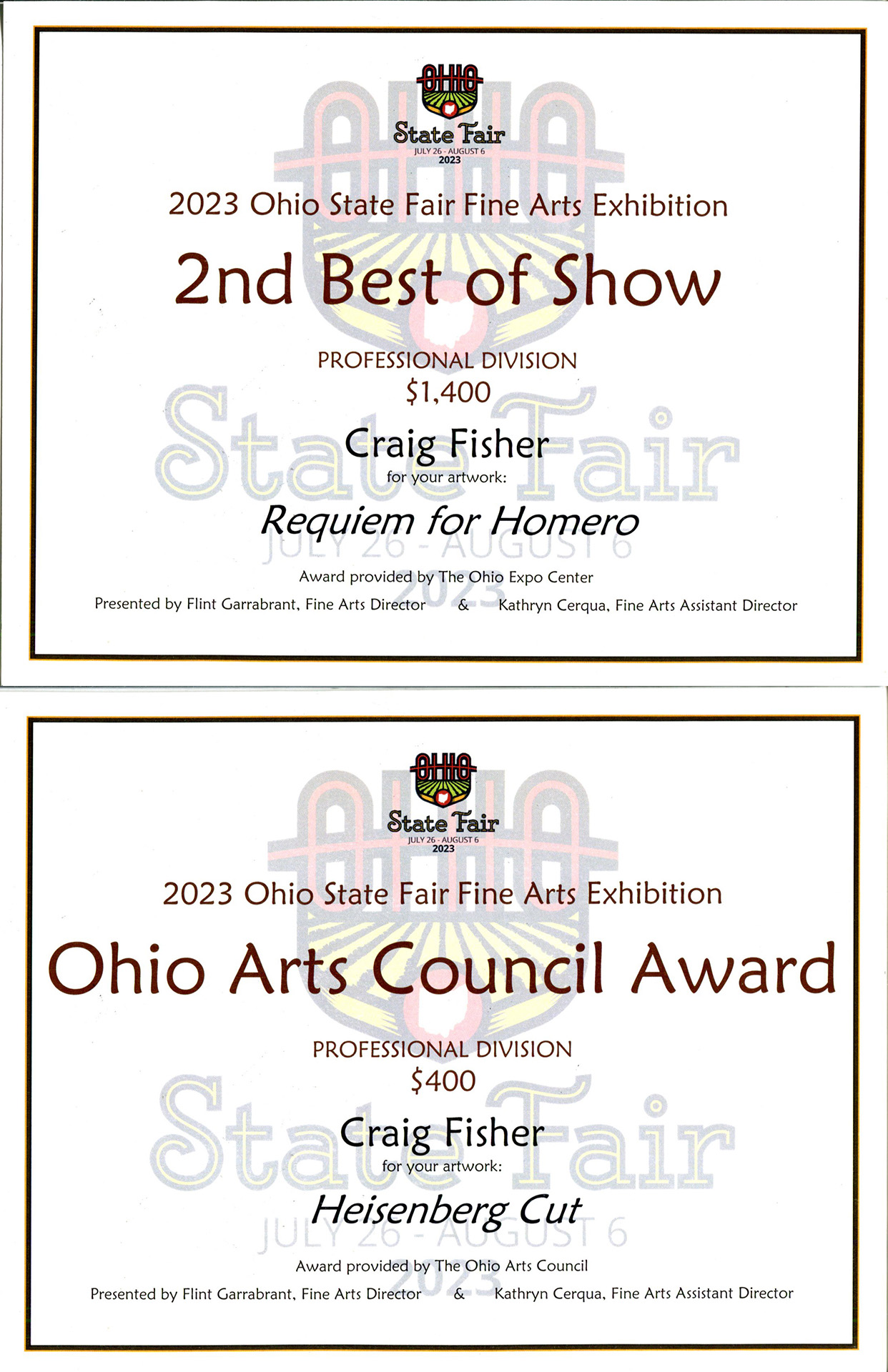 Double Awards! | Ibis Press Studio